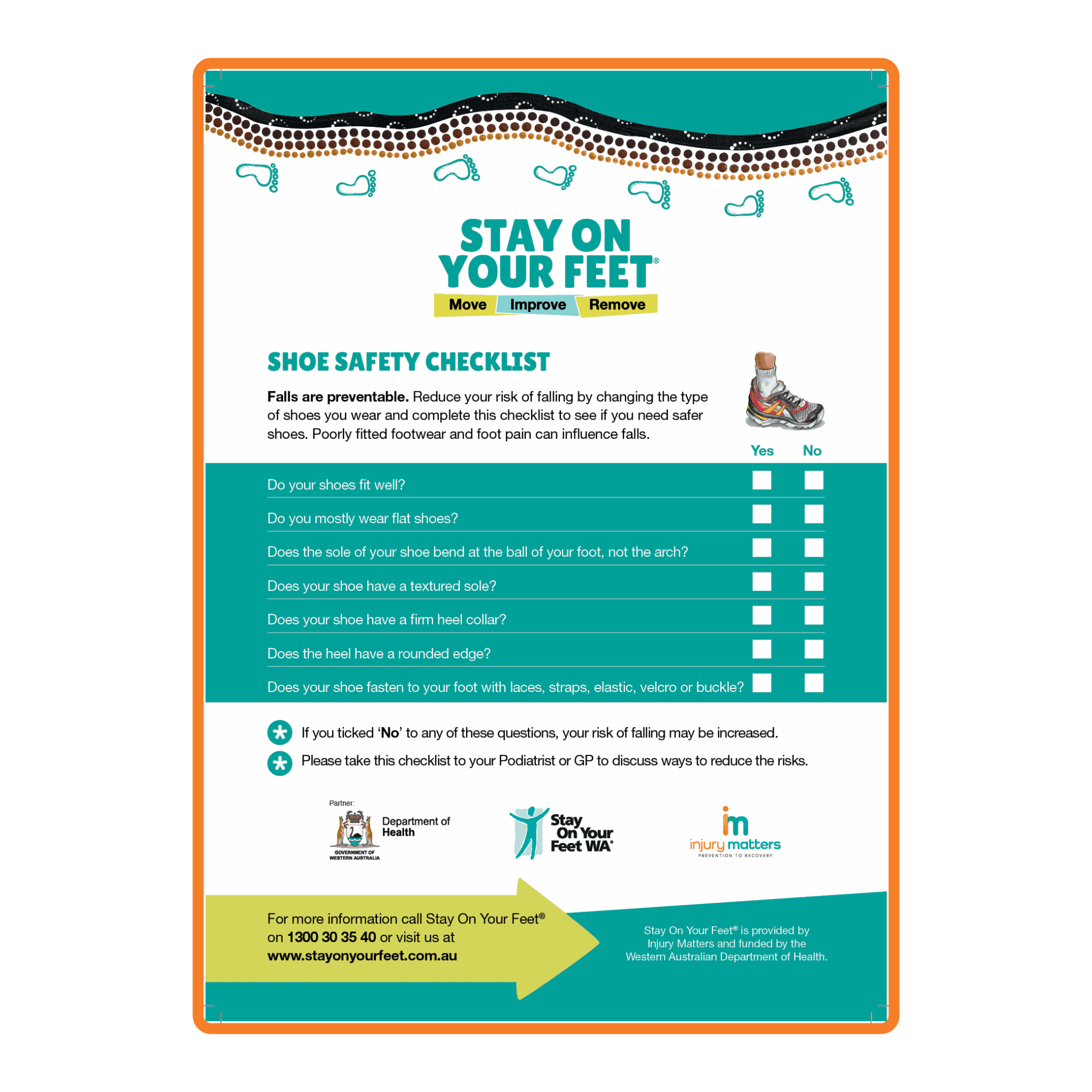 Shoe Safety Checklist | Injury Matters