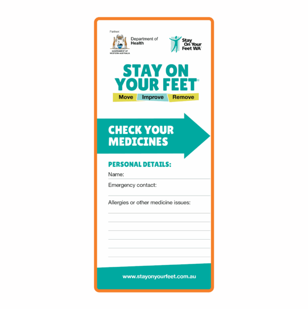 Check Your Medicines brochure | Injury Matters